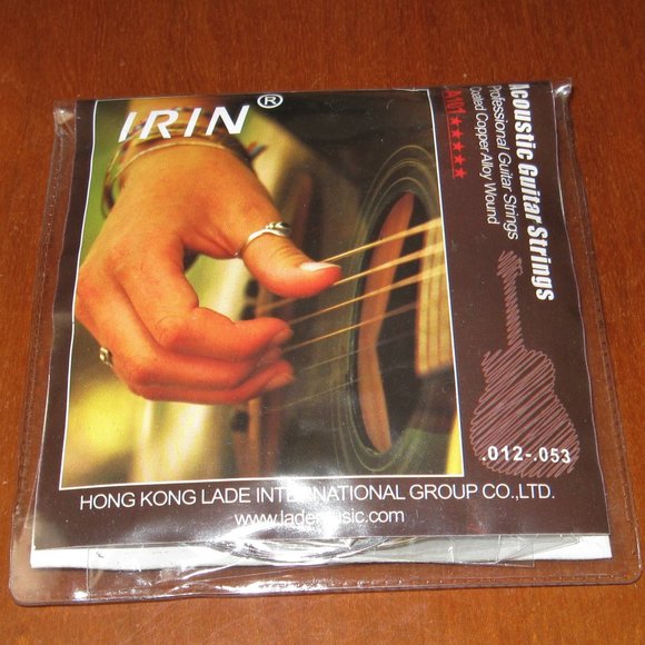 Irin | Other | Irin Acoustic Guitar Strings Nos In Original Package ...